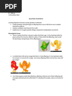 Handout 4-21 - Pigeonetics - Lab | PDF | Phenotypic Trait | Dominance ...