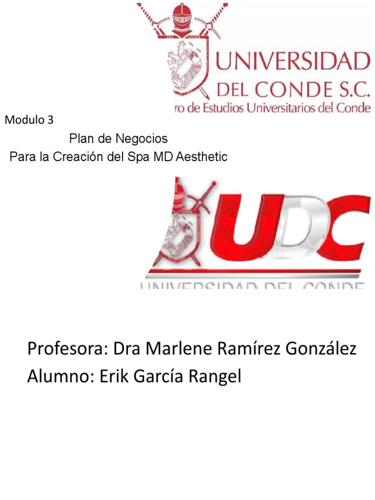 Modelo de Negocio Spa UDC | PDF | Análisis FODA | Masaje