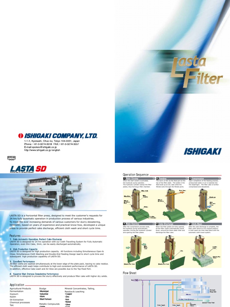 Lasta Filter Brochure Press | PDF