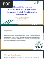 NORMA Oficial Mexicana NOM-034-SSA3-2013, Regulación de Los Servicios ...