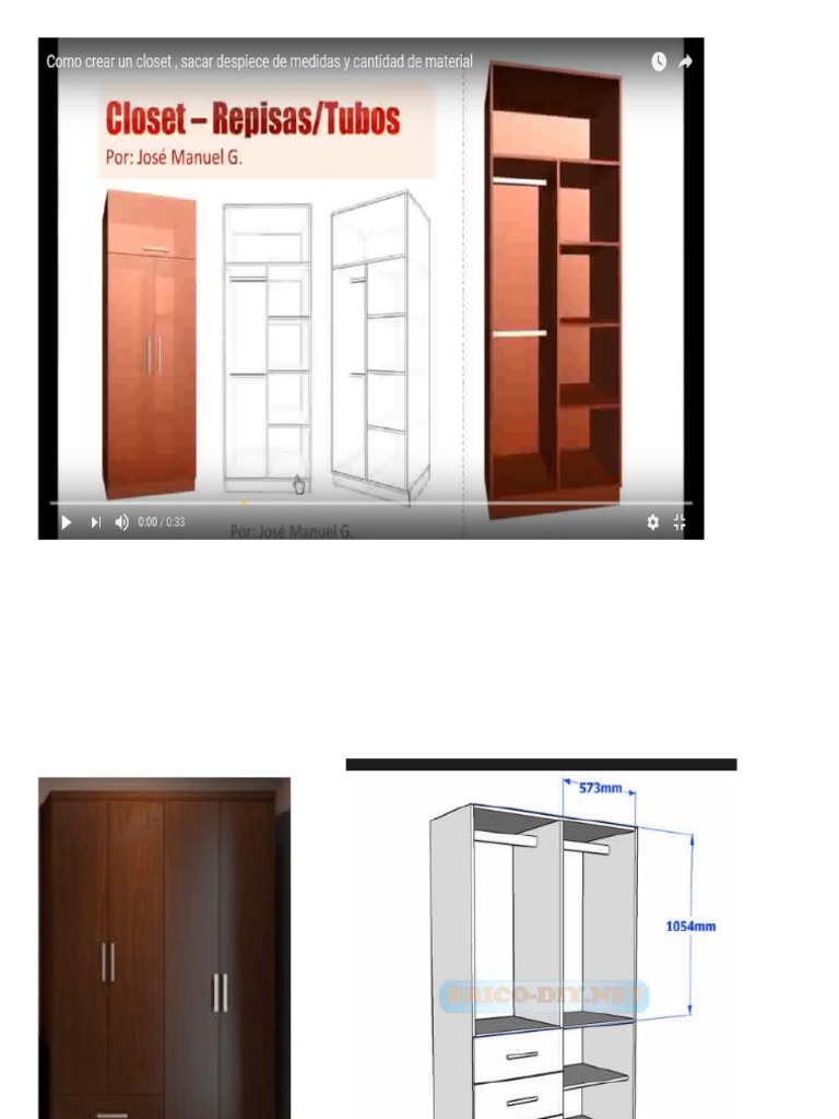 Closet de Melamina | PDF