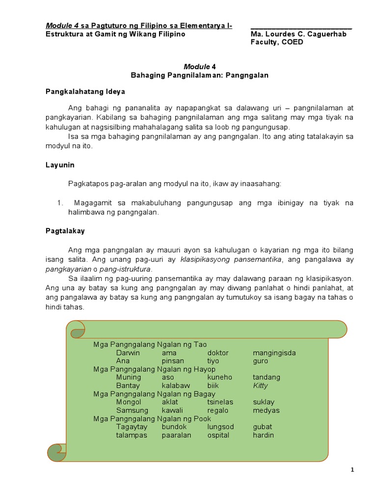 MODULE 4 in FIL 3 | PDF