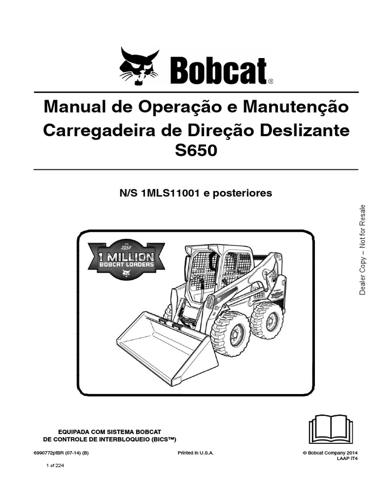 Manual de Operaçoes Bobcat | PDF | ISO 9000