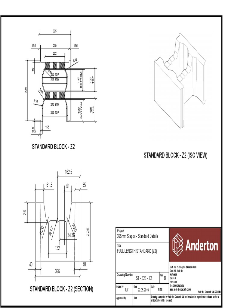 Stepoc 325 - Standard Drawings | PDF | Concrete | Materials