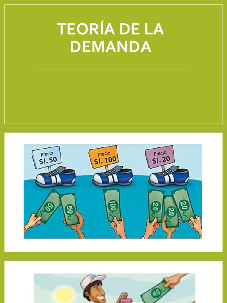 Teoría de La Demanda | PDF | Demanda | Precios