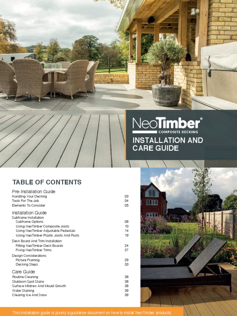 NeoTimber Installation Guide Download | PDF | Screw | Lumber