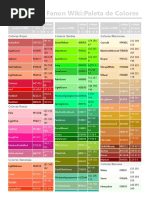 DMC Floss To RGB Values Conversion Chart | PDF | Blue | Rgb Color Model