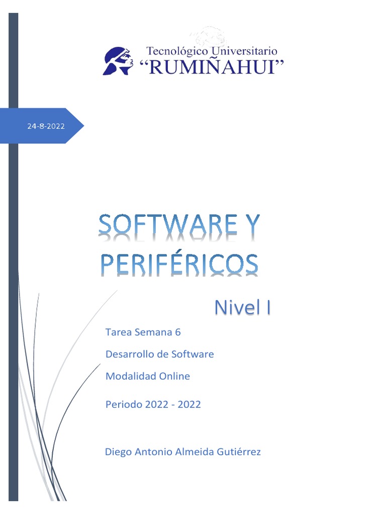 Tarea Semana 6 Software y Perifericos Diego Almeida | PDF | Memoria de acceso aleatorio ...