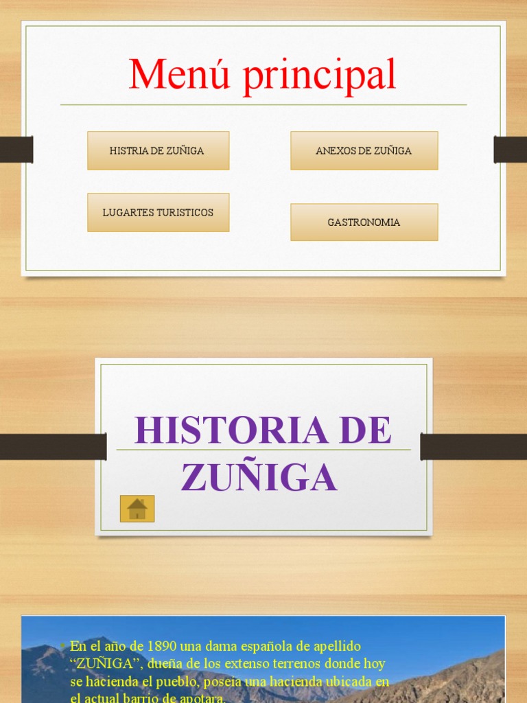 Historia de Zuñiga Ja | PDF