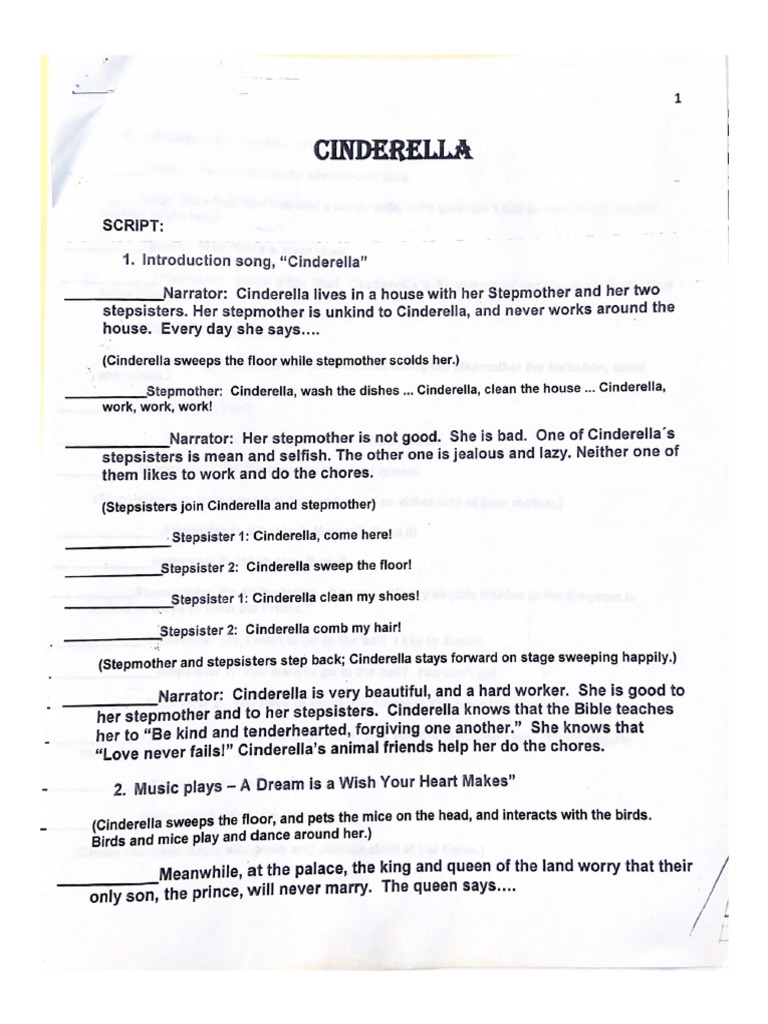 Cinderella | PDF