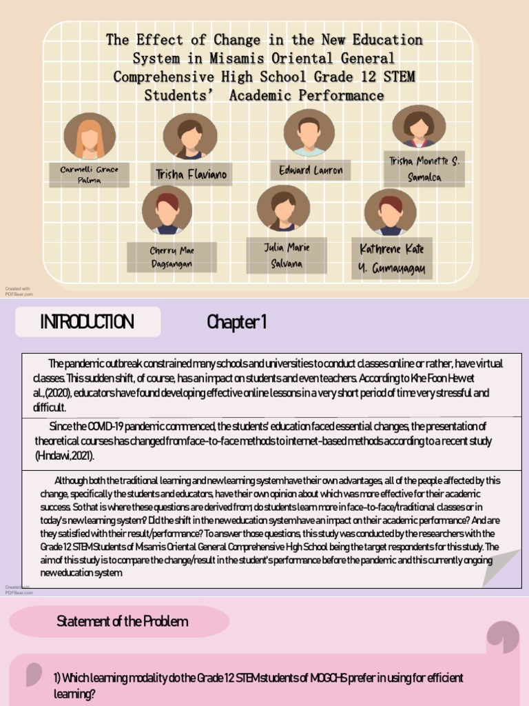 Pdfbear Final Defense PPT 2 | PDF | Cognition | Behavior Modification