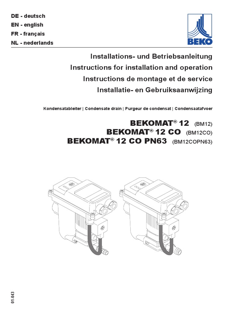 Bekomat - 12 - Co - Co-Pn63 - Manual (En Edited) | PDF | Electrical ...