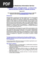 CADDRA ADHD-Medication-Chart EN-FR October2024 Final | PDF | Drugs ...