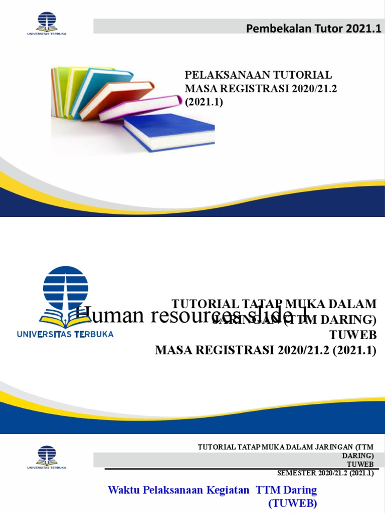 Pembekalan Tutor Dan Aplikasi Tutorial - Ut.ac - Id | PDF
