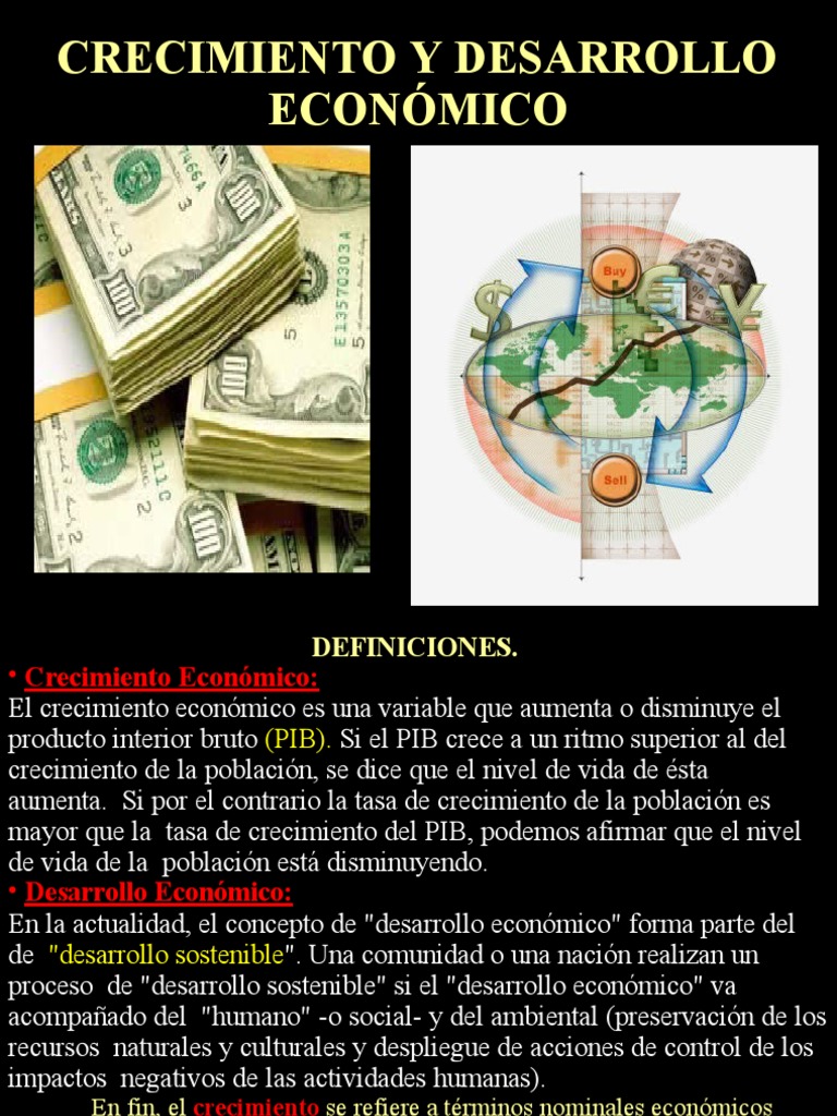 Crecimiento Desarrollo Económico | PDF | Crecimiento económico ...