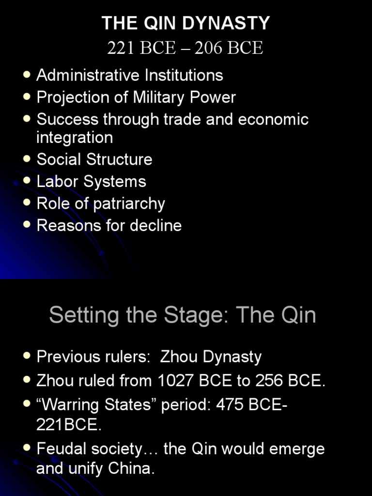 The Rise and Fall of the First Chinese Empire: An Overview of the ...