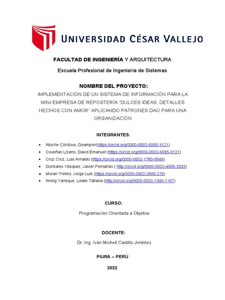 Informe de Poo | PDF | Business | Internet