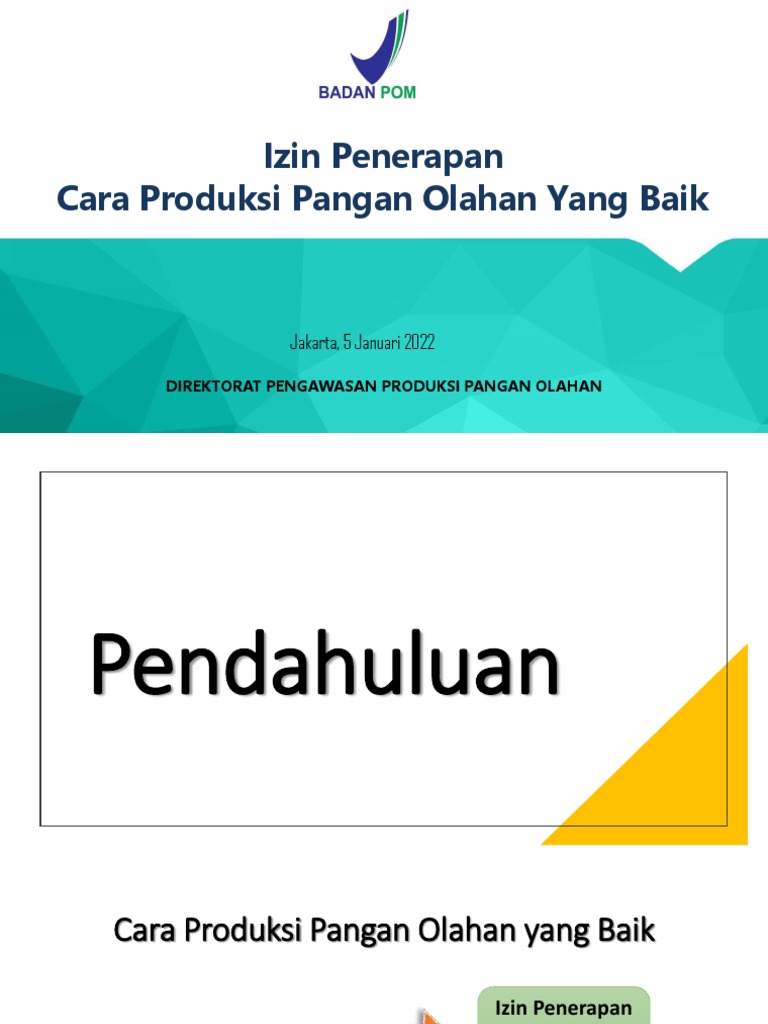 Izin Penerapan CPPOB - 050122 | PDF