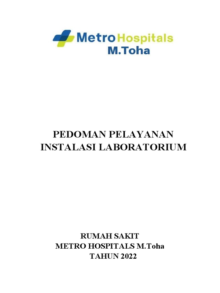 Pedoman Pelayanan Lab MHMT | PDF