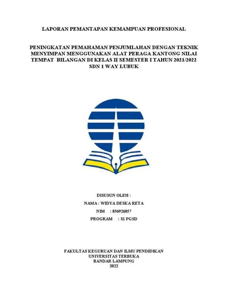 Proposal PTK WIDYA DESKA RETA | PDF