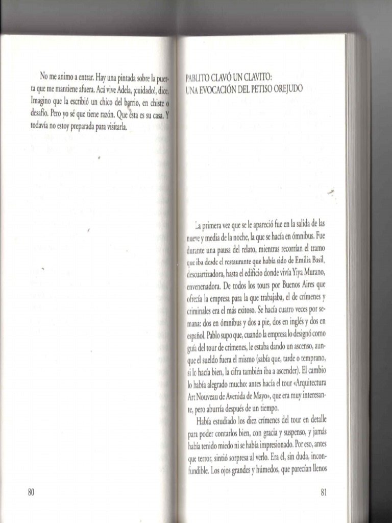 Enríquez, Mariana, Pablito Clavó Un Clavito Una Evocación Del Petiso ...
