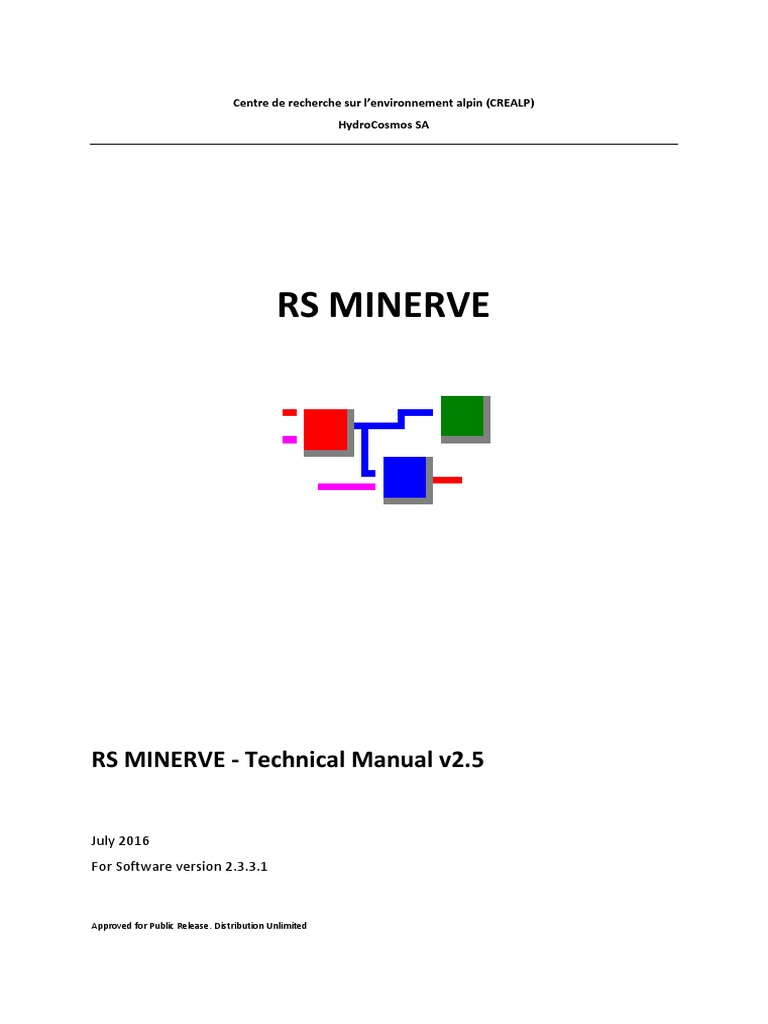RS MINERVE Technical Manual | PDF | Evapotranspiration | Snow