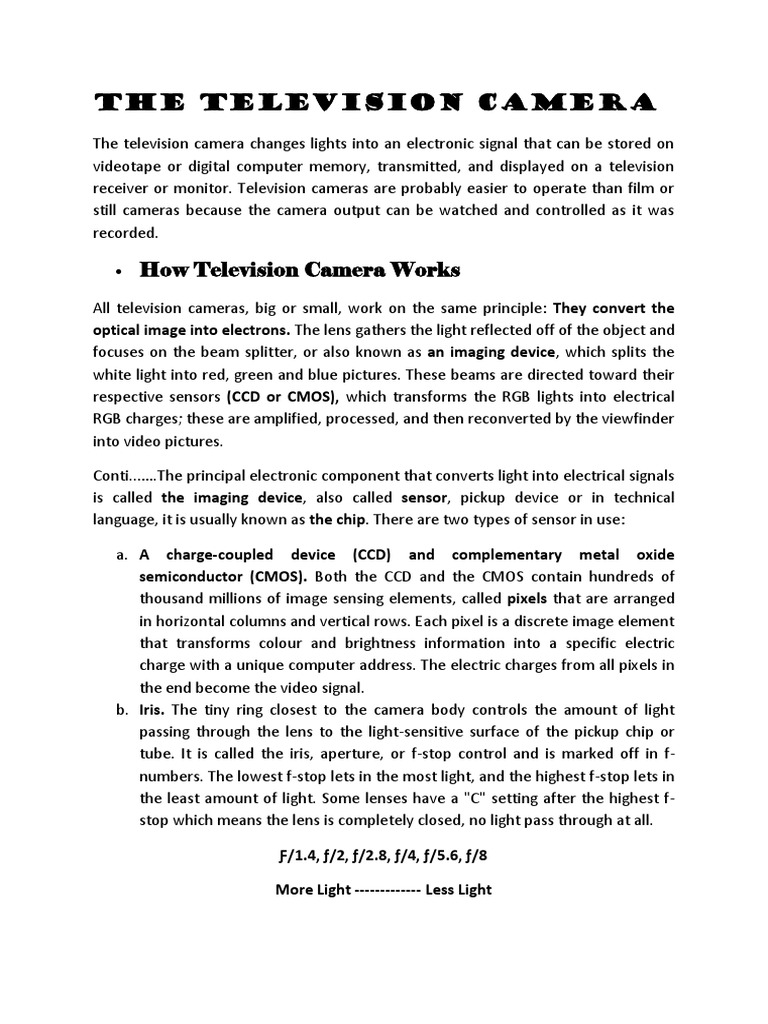 An Introduction to Television Production: Explaining the Stages ...