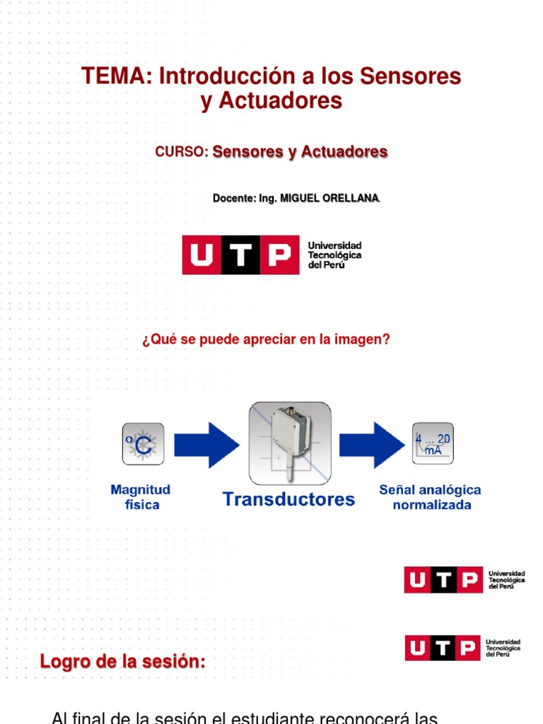 S01.s1 - Sensor - Actuad - Introducción | PDF | Sensor | Exactitud y ... S01.s1 - Sensor - Actuad - Introducción | PDF | Sensor | Exactitud y ...