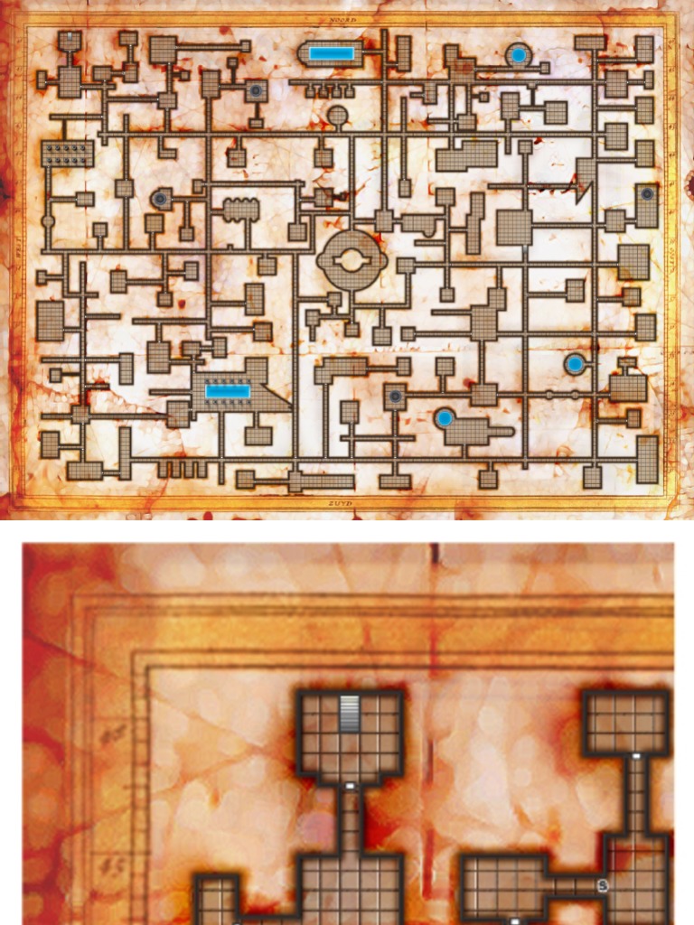 D&D 3e - Blueprints - Web Battle Map Dungeon | PDF