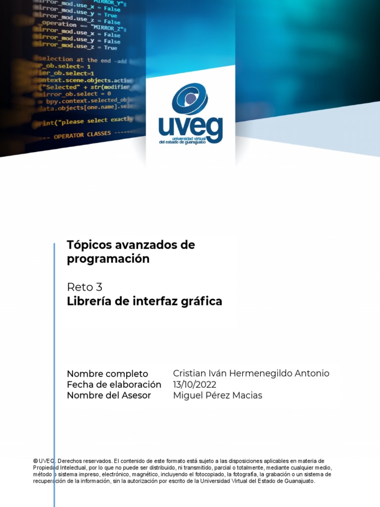 Librerías de Interfaz Gráfica | PDF | Java (lenguaje de programación ...