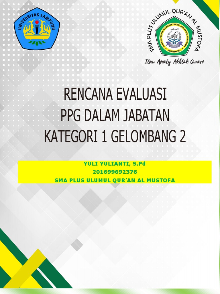Rencana Evaluasi Yuli Yulianti | PDF