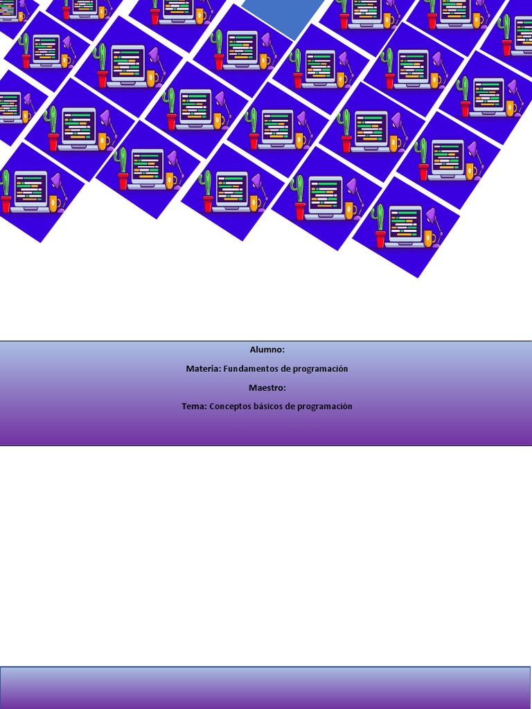 Conceptos Basicos de Programacion | PDF | Programa de computadora ...