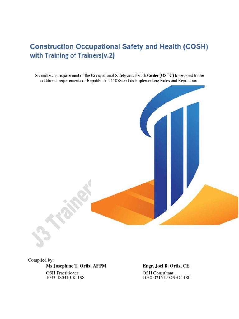 COSH Student Manual Overview | PDF | Occupational Safety And Health ...