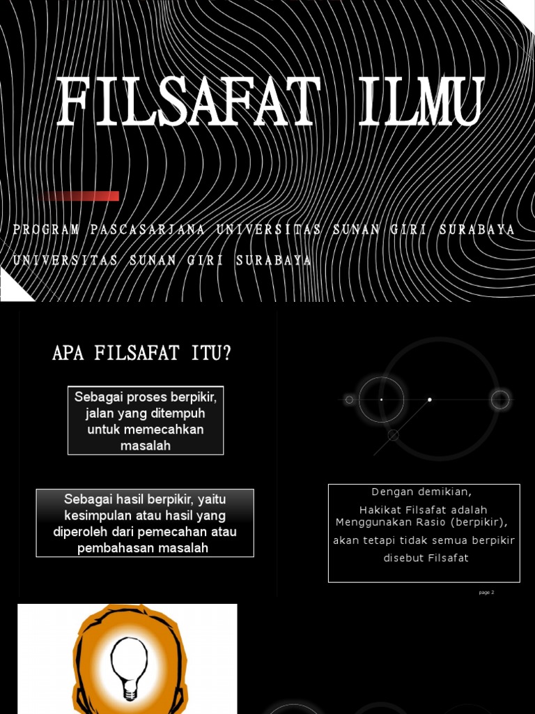 PPT Filsafat Ilmu 2022 | PDF