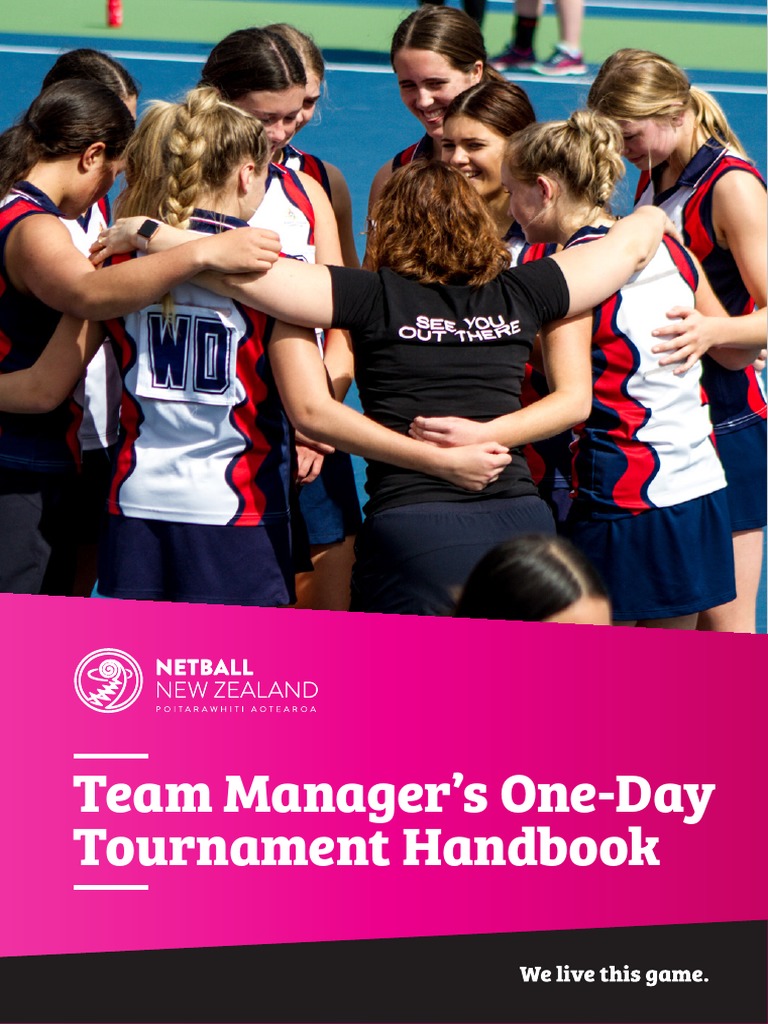 Team Manager's One-Day Tournament Handbook | PDF | Risk | Risk Management