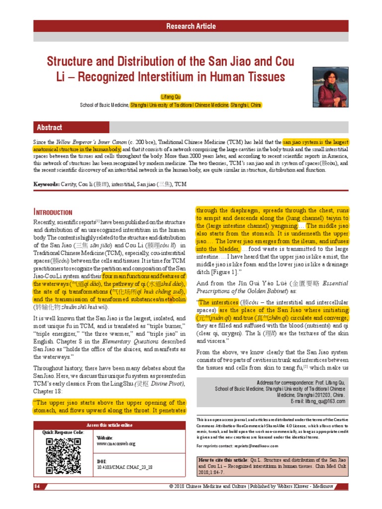 Structure and Distribution of The San Jiao and Cou.10 | PDF ...