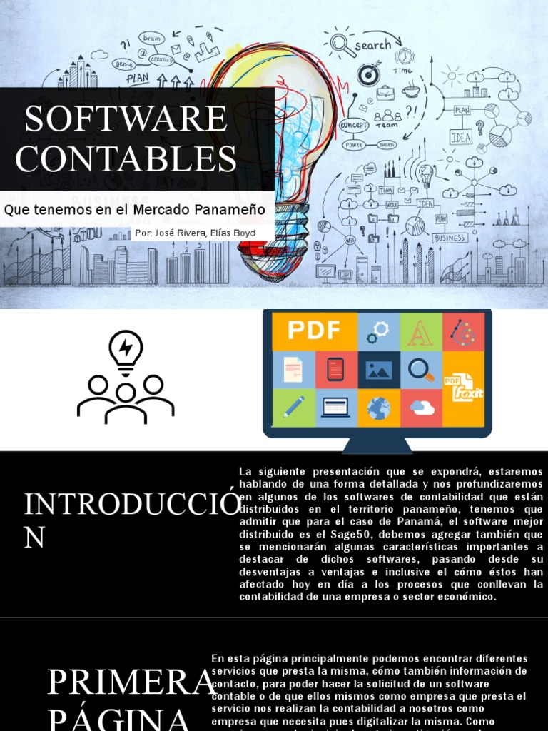 Software Contable en Panamá | PDF | Contabilidad | Software