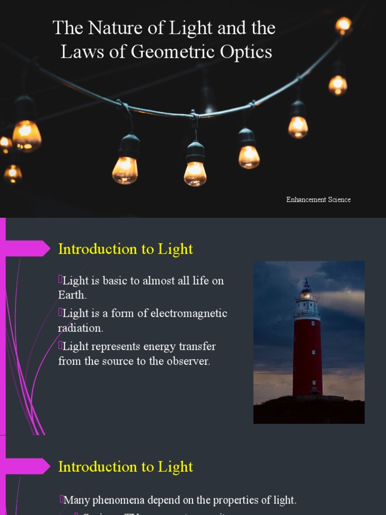 Lesson 7 Optics-1 | PDF | Refraction | Reflection (Physics)