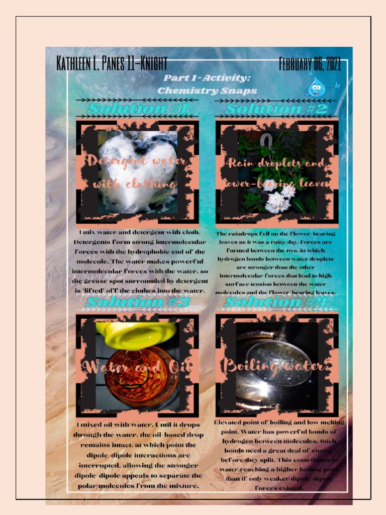 Chemistry Snaps | PDF | Science & Mathematics