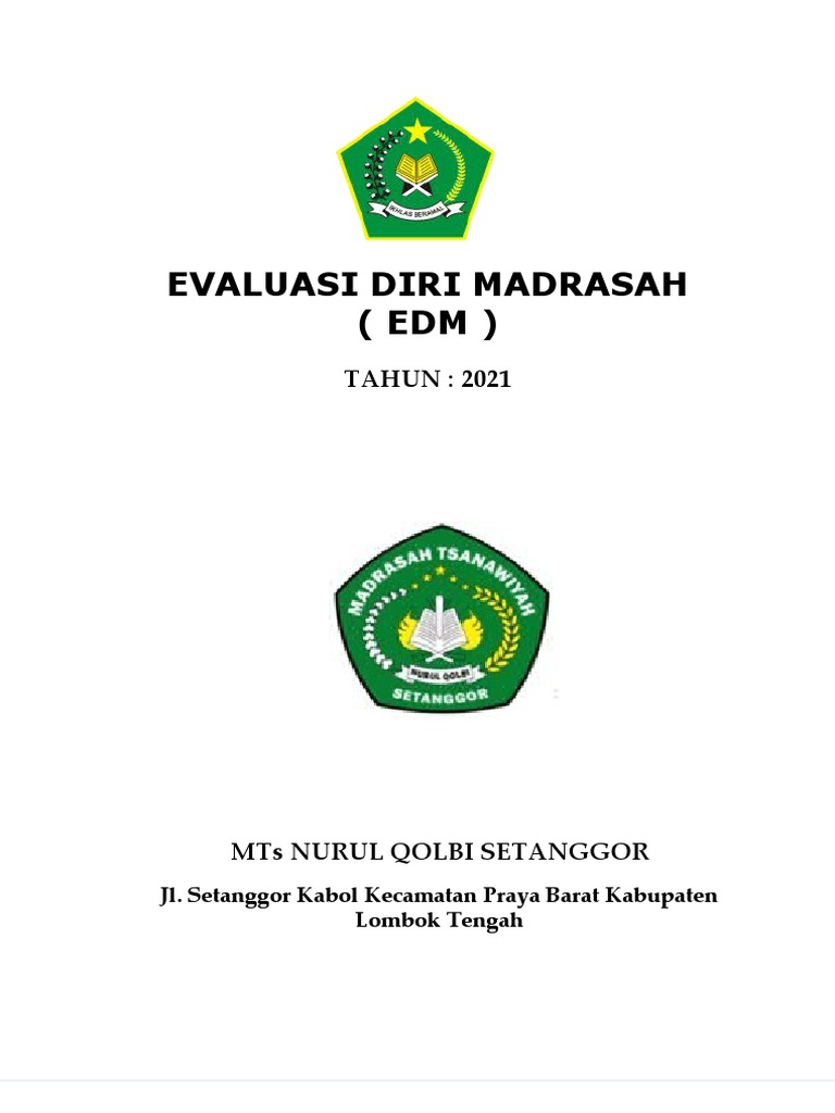 Evaluasi Diri Madrasah (Edm) | PDF