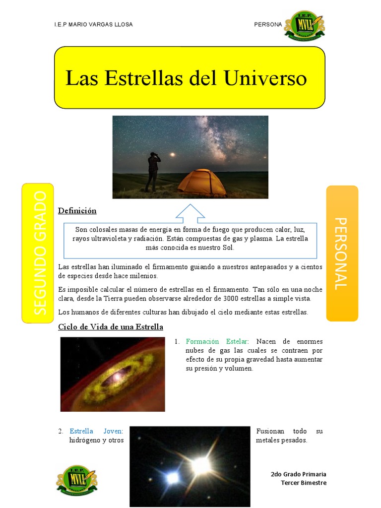 3 El Universo - Las Estrellas | PDF | Estrellas | Dom