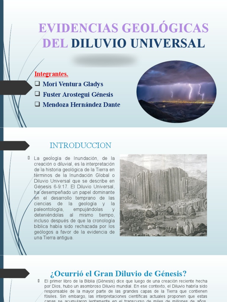 Evidencias Geológicas Del Diluvio Universal | PDF | Mito de la ...
