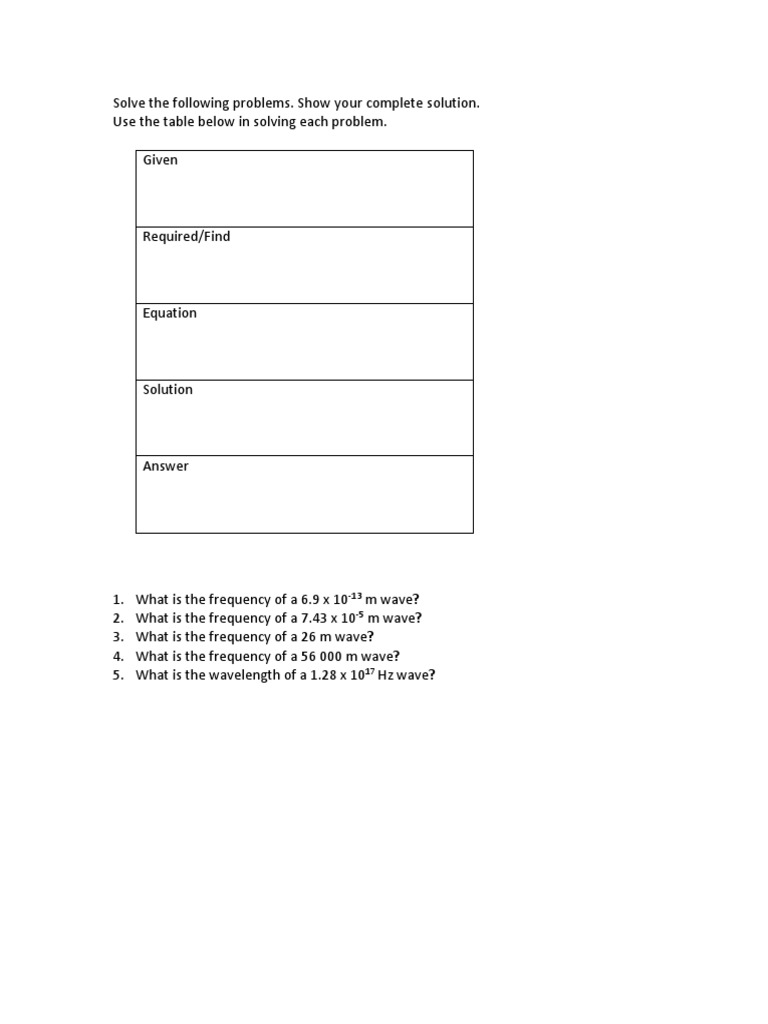 Em Waves Problem Solving | PDF