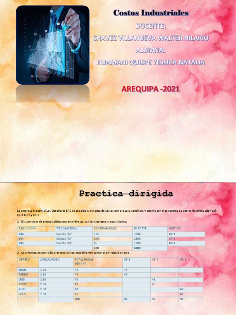 Tarea 3 Costos Pa3 | PDF | Sector secundario de la economía | Comercio