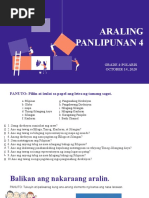 Araling Panlipunan 4 Quarter 1 Week 1 | PDF