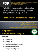 Osh in The Philippines | PDF | Occupational Safety And Health | Safety