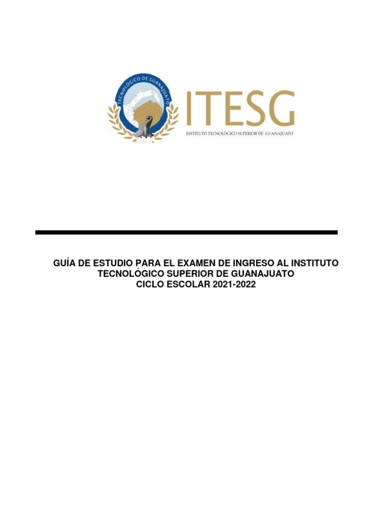 Guía de Estudio Examen ITESG 2025 | PDF | Prueba (evaluación) | Red mundial