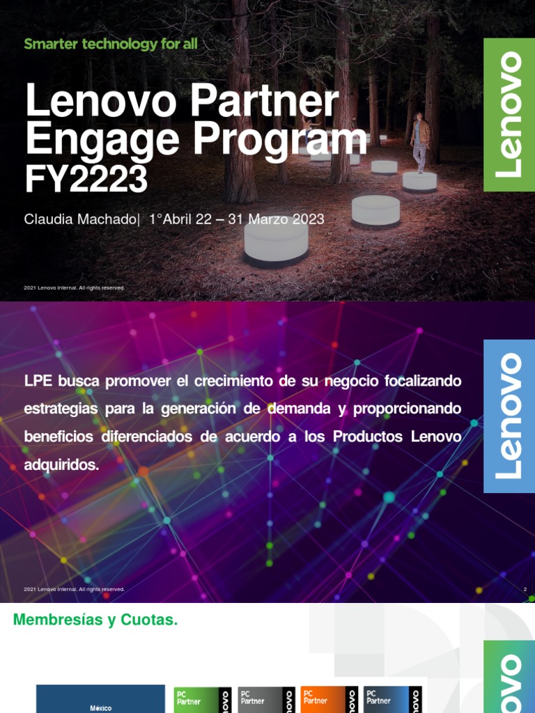 Lenovo Partner Engage Program FY2223 | PDF | Lenovo | Factura