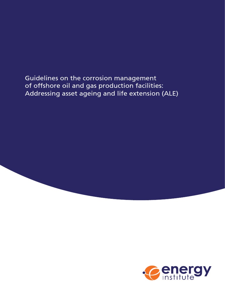 Energy Institute Guidelines On The Corrosion Management of Offshore ...