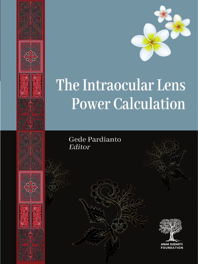The IOL Power Calculation | PDF | Vision | Light